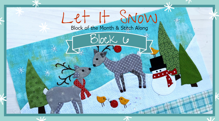 Let It Snow Block of the Month & Stitch Along – Colette Belt Designs