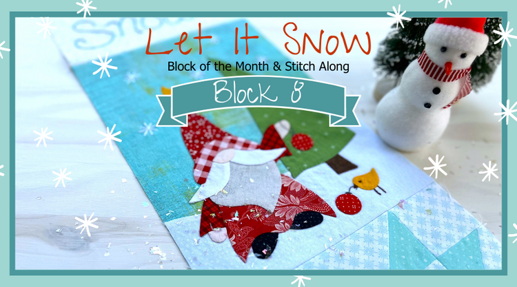 Let It Snow Block 8 - Final Block! – Colette Belt Designs