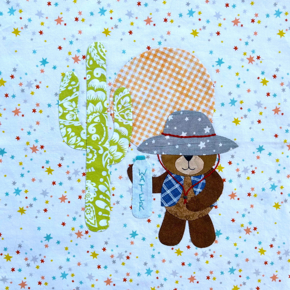 Year of Bears - Desert Bear Appliqué Pattern PDF – Colette Belt Designs