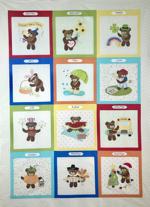 Year of Bears - Calendar Quilt PDF – Colette Belt Designs
