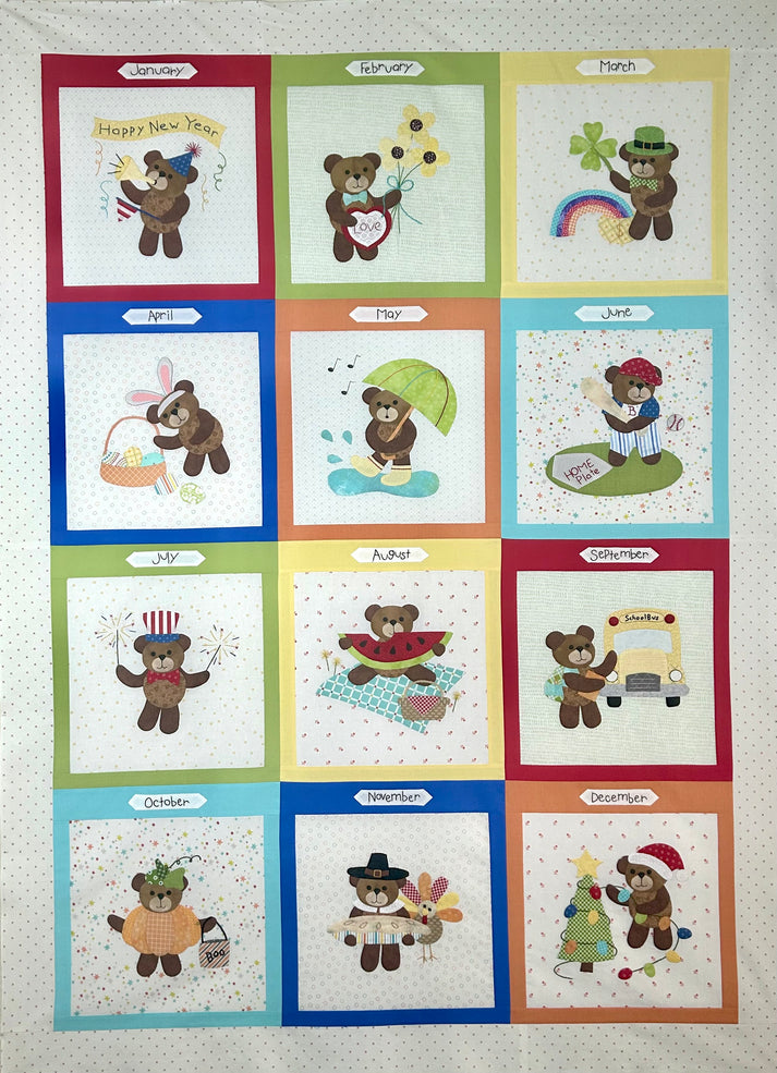 Year of Bears - Calendar Quilt PDF – Colette Belt Designs